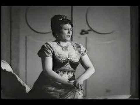 Maria Callas y Renata Tebaldi en Vissi d'arte de Tosca